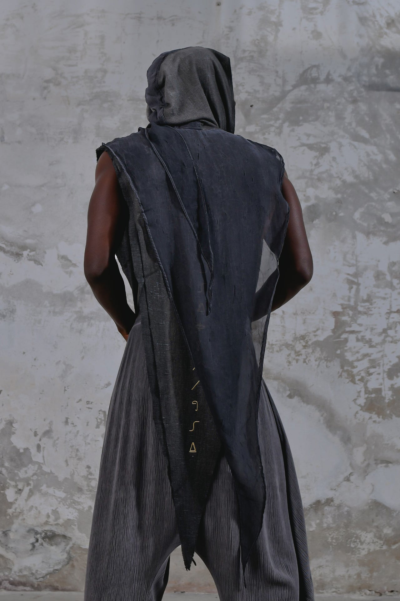 Unisex Shawl Hood • Gray Druid Jedi Hood • Boho Warrior Shawl ...